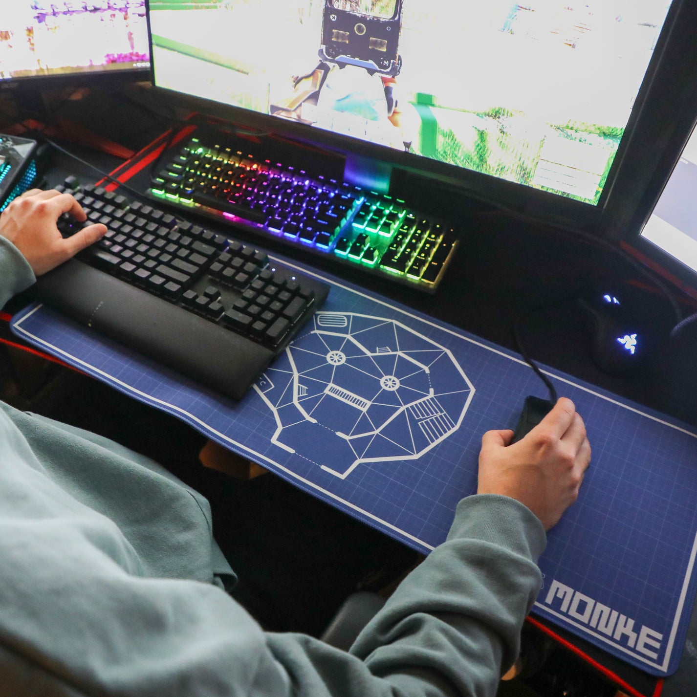 Blueprint Gaming Mousepad – Monke Clothing